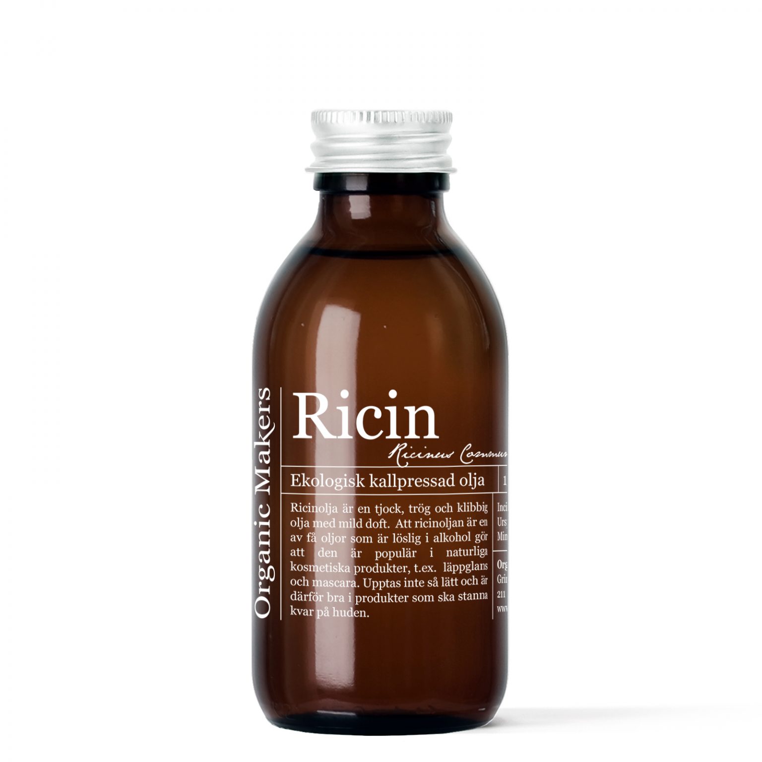 Brun PET-flaska 100 ml - Organic Makers