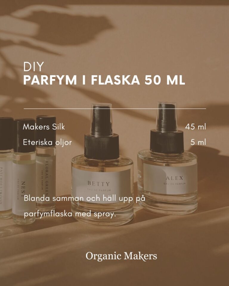 Gör egen ekologisk parfym eller doft med eteriska oljor! - Organic Makers
