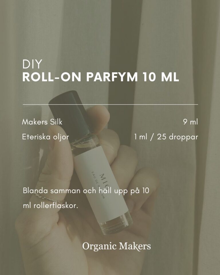 Gör egen ekologisk parfym eller doft med eteriska oljor! - Organic Makers